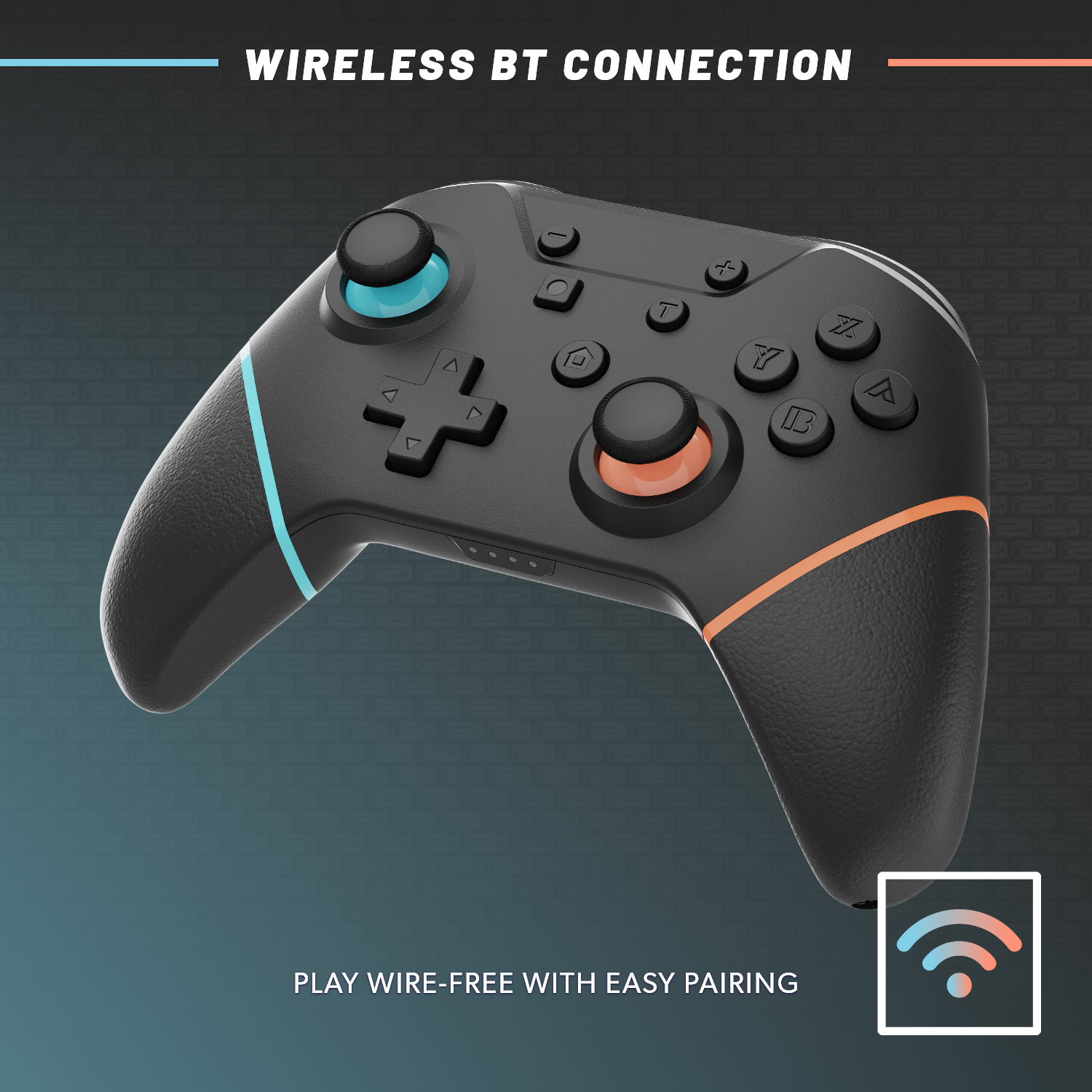 Armor3 NuChamp Wireless Switch Controller - Blue/Orange – Kaira South ...